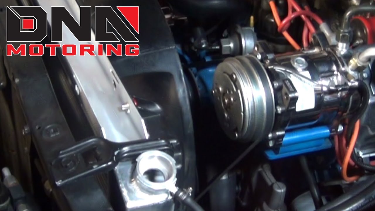 How to Install 71-73 Ford Mustang V8 Radiator - YouTube