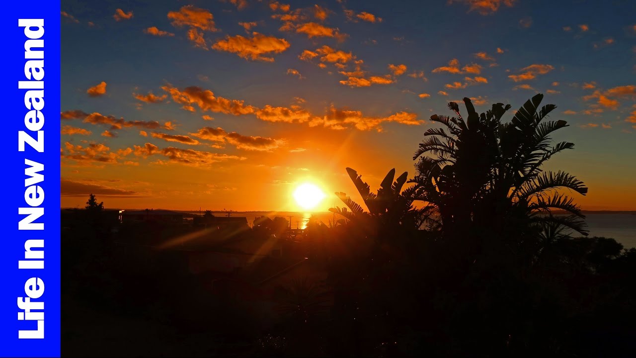 Sunset @ Maraetai, New Zealand - YouTube