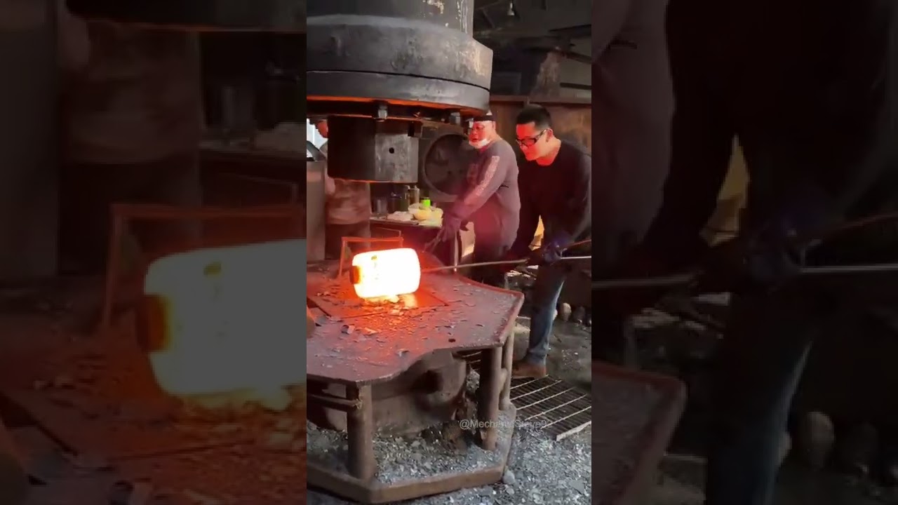 Bearing Forging Process by Ring Machine - YouTube