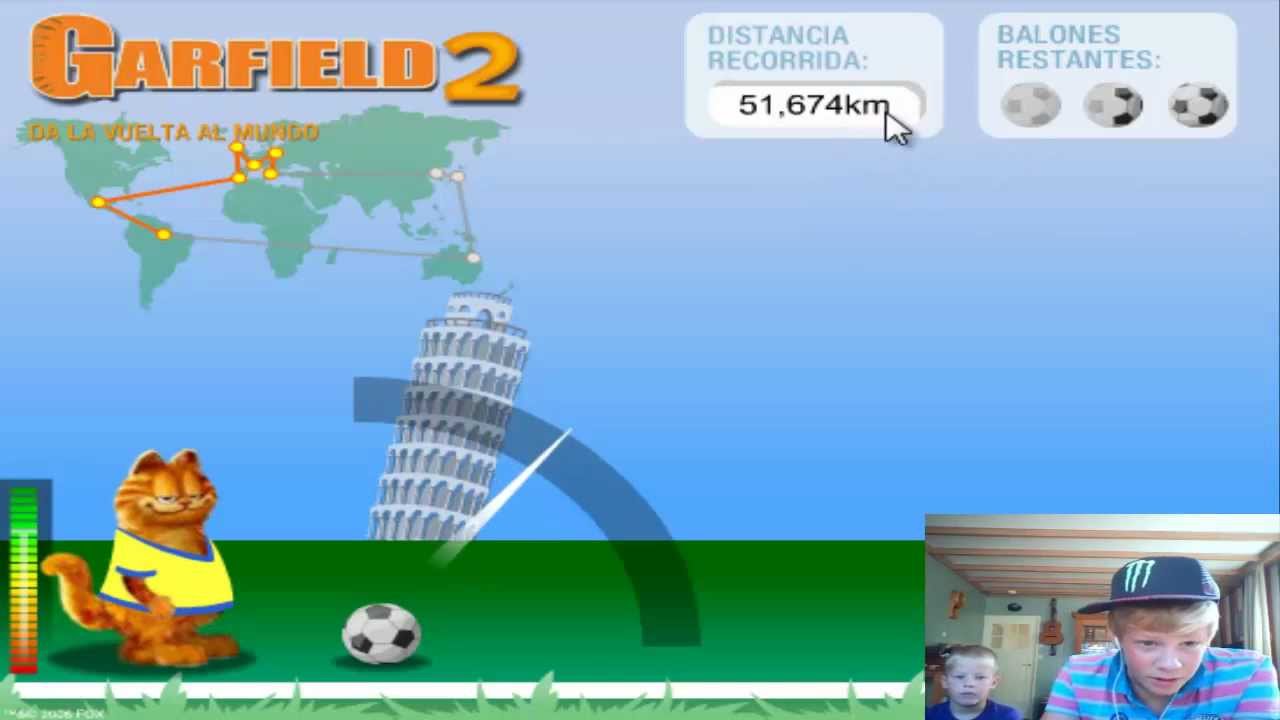 Garfield 2 (Soccer), GAMEPLAY -Spelen met Broertje- - YouTube
