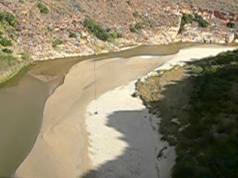 Bungee swing Gouritz brug 2 oktober 2008 - YouTube