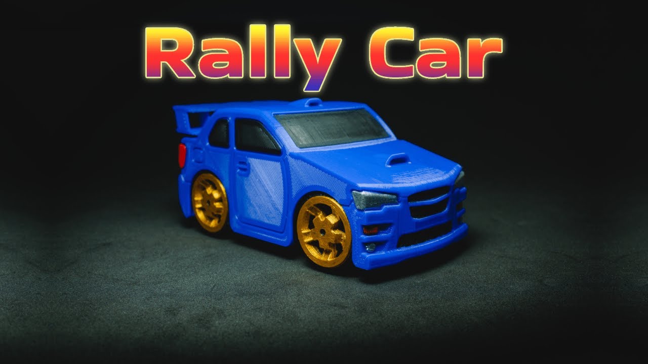 3d printed Rally Car - YouTube