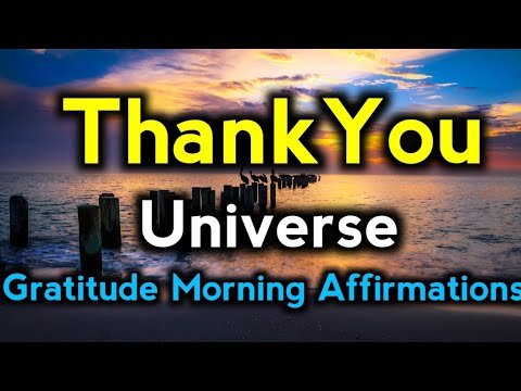 Thank You Affirmations | Morning Gratitude Affirmations | Morning ...