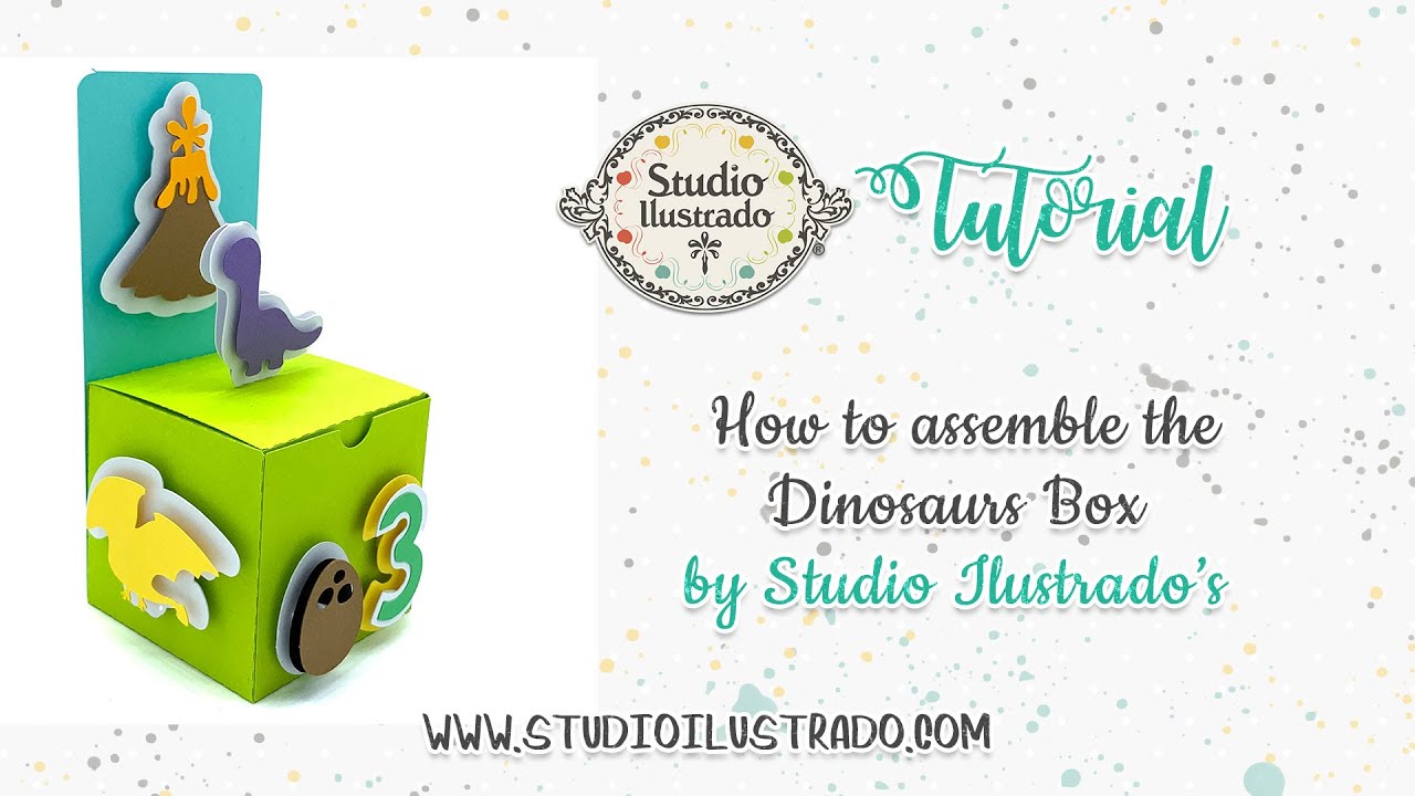 How to assemble the Dinosaurs Box by Studio Ilustrado - YouTube