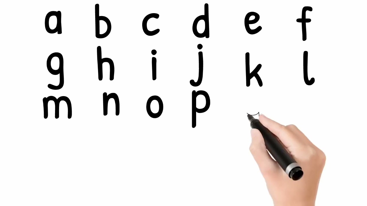 small alphabet a to z | small letter a to z | English alphabet small ...