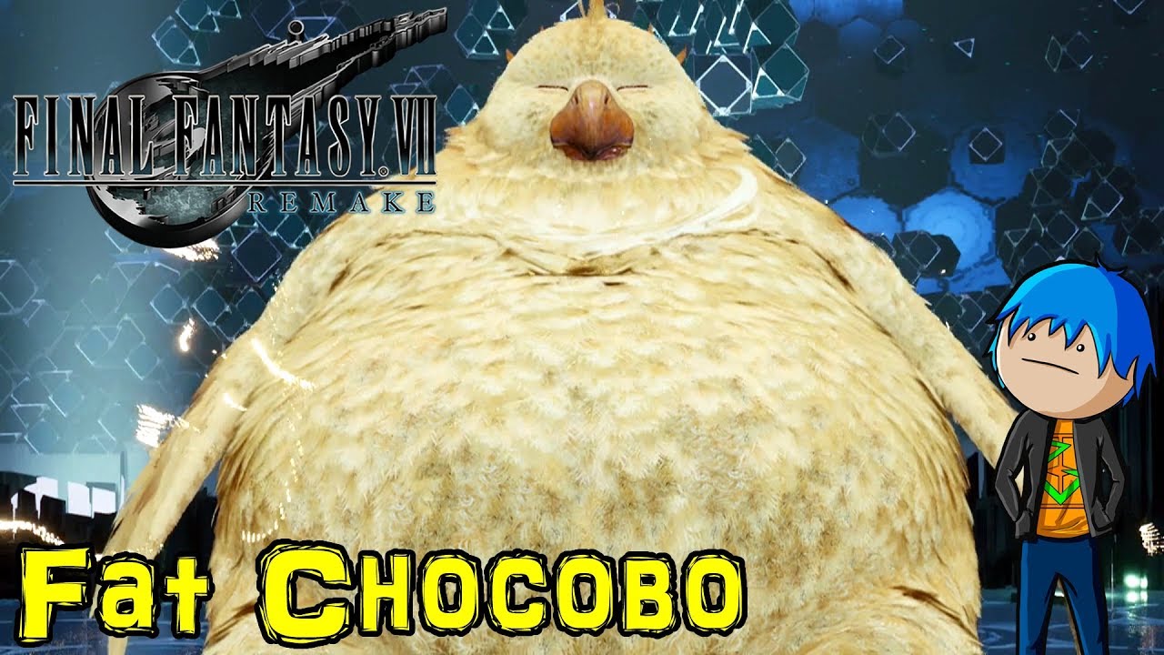 Final Fantasy 7 Remake - Fat Chocobo Boss Fight (Summon VR Battle ...