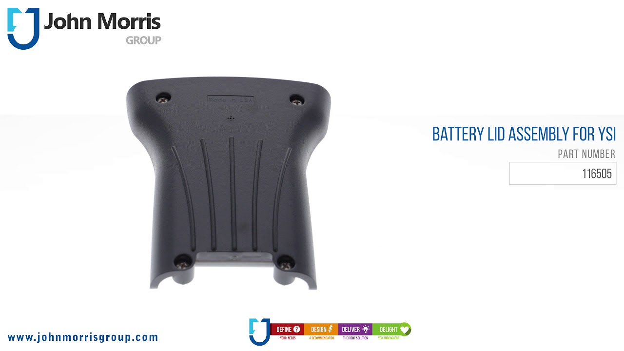 Battery Lid Assembly for YSI 556 650 550 | John Morris Group - YouTube