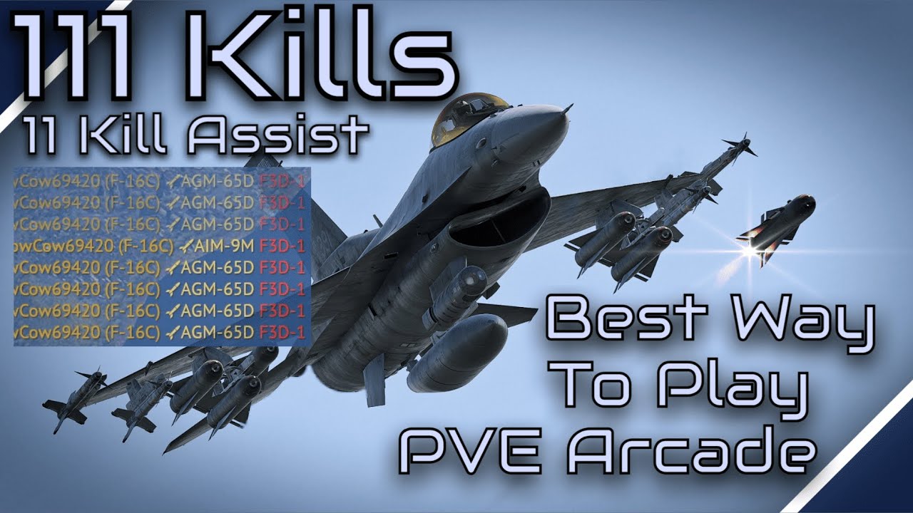 The Best Way To Play Air Assault Arcade | 111 Kills (ft. F-16C) - YouTube