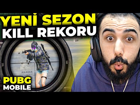 YENİ SEZON KİLL REKORUMU KIRDIM!! 😮 36 KİLLS!! | PUBG MOBILE