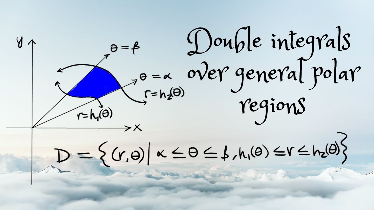 Double integrals over general polar regions - YouTube