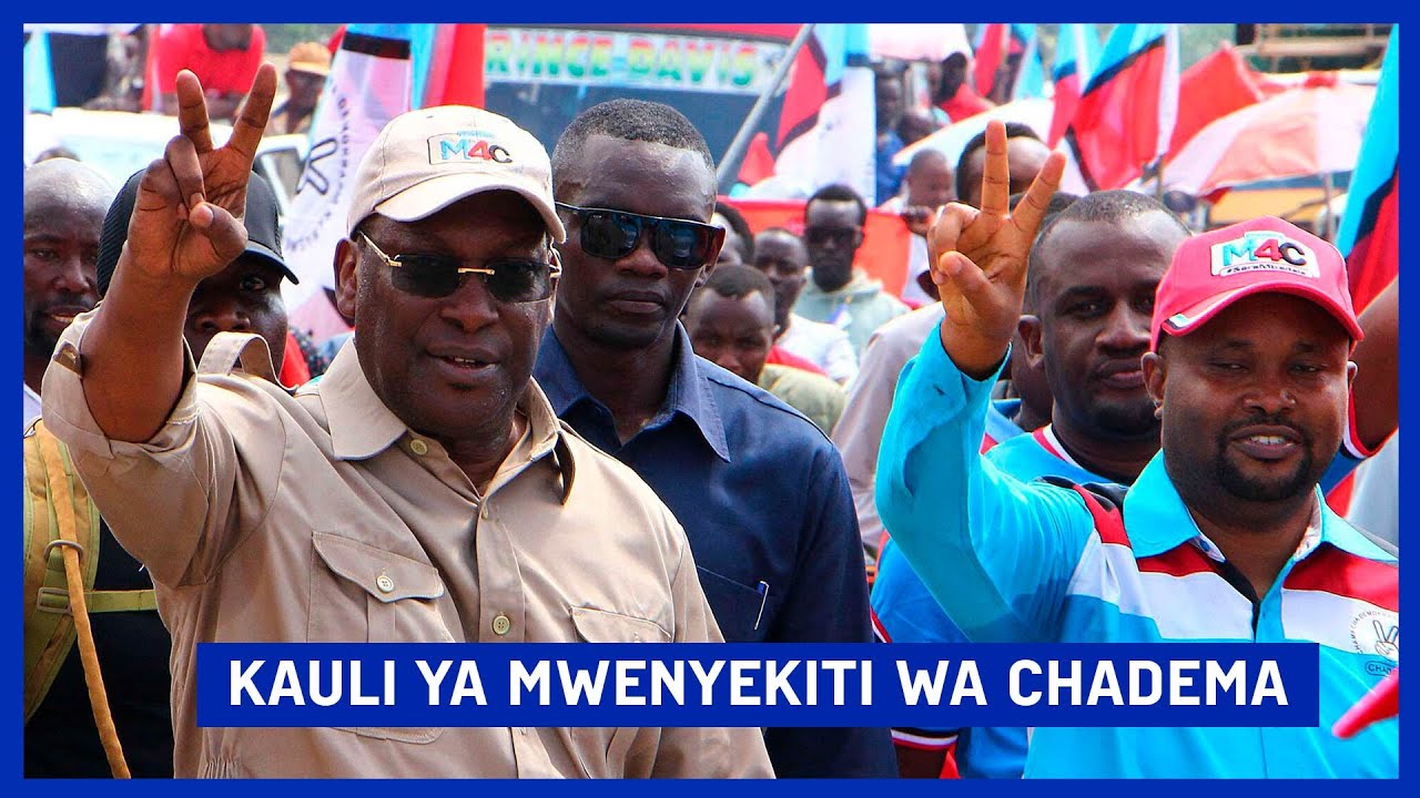 KAULI NZITO YA MHE MBOWE LEO HII / ATOA USHAURI KWA SERIKALI - YouTube