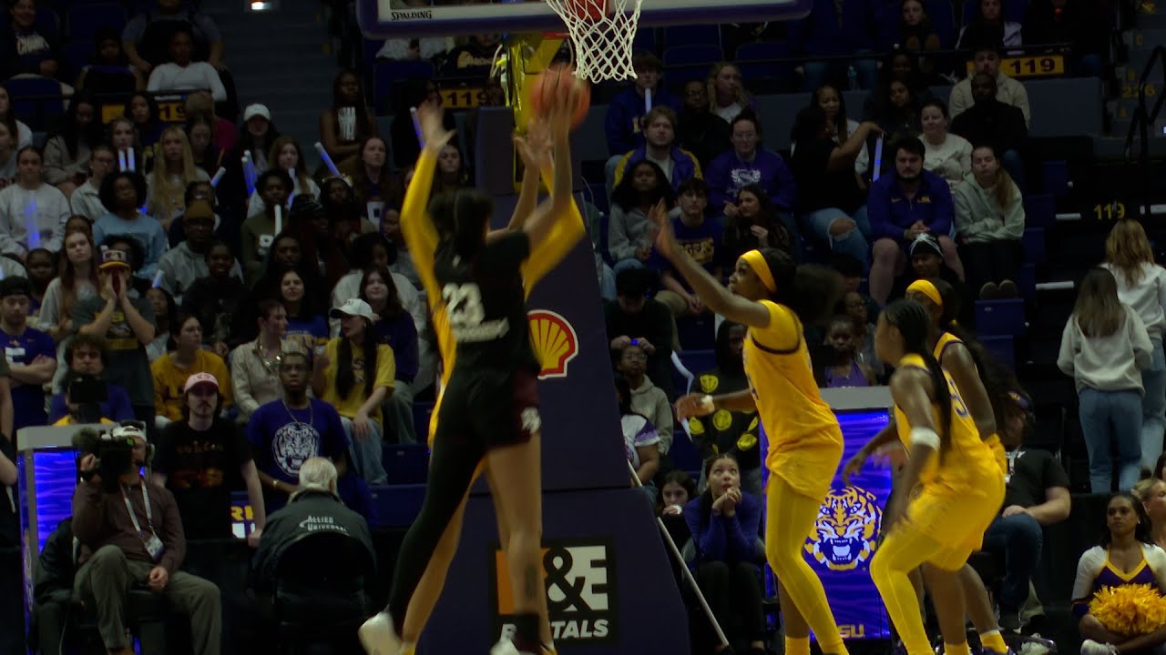 Lockdown Tiger Defense | LSU WBB plays lockdown defense to beat Texas A ...