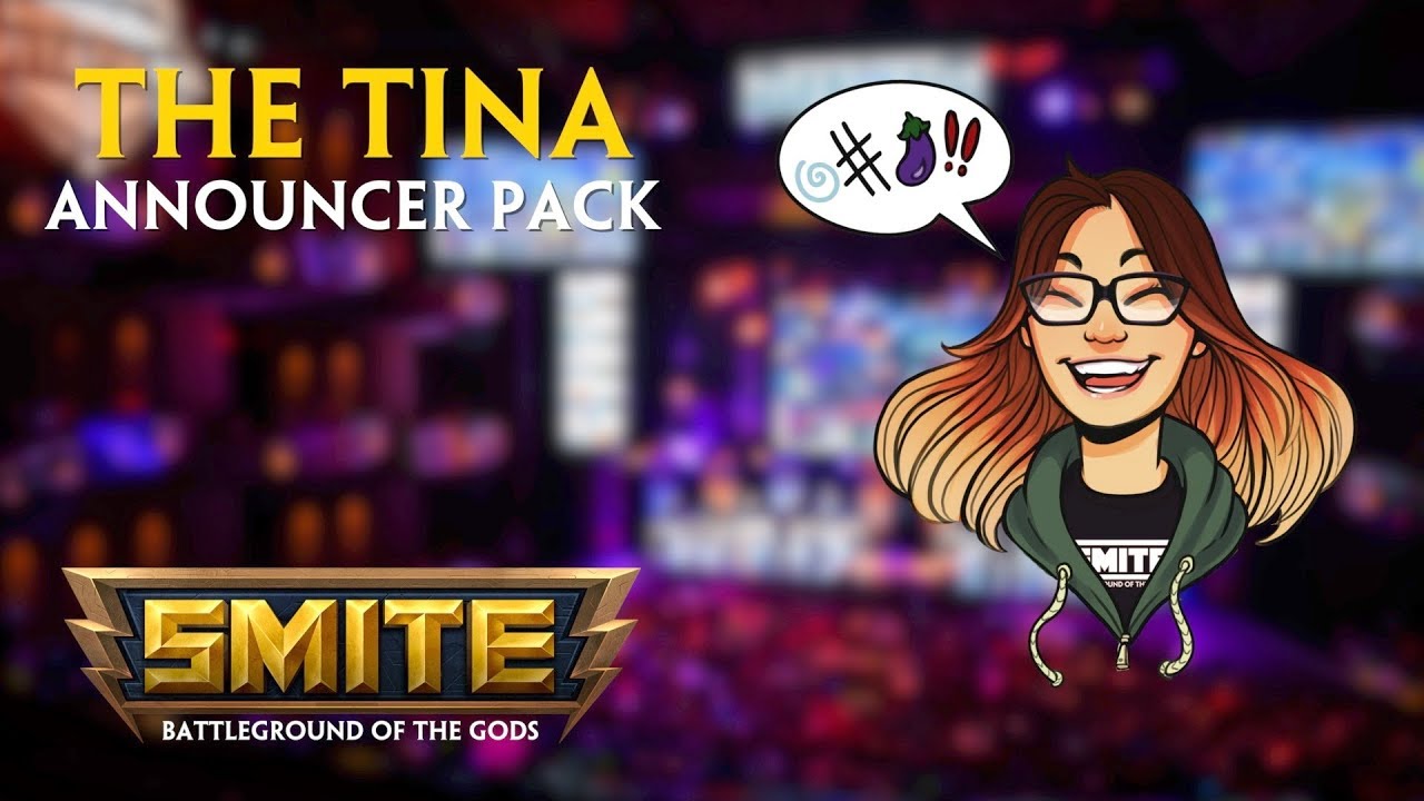 SMITE - Introducing The Tina Announcer Pack - YouTube