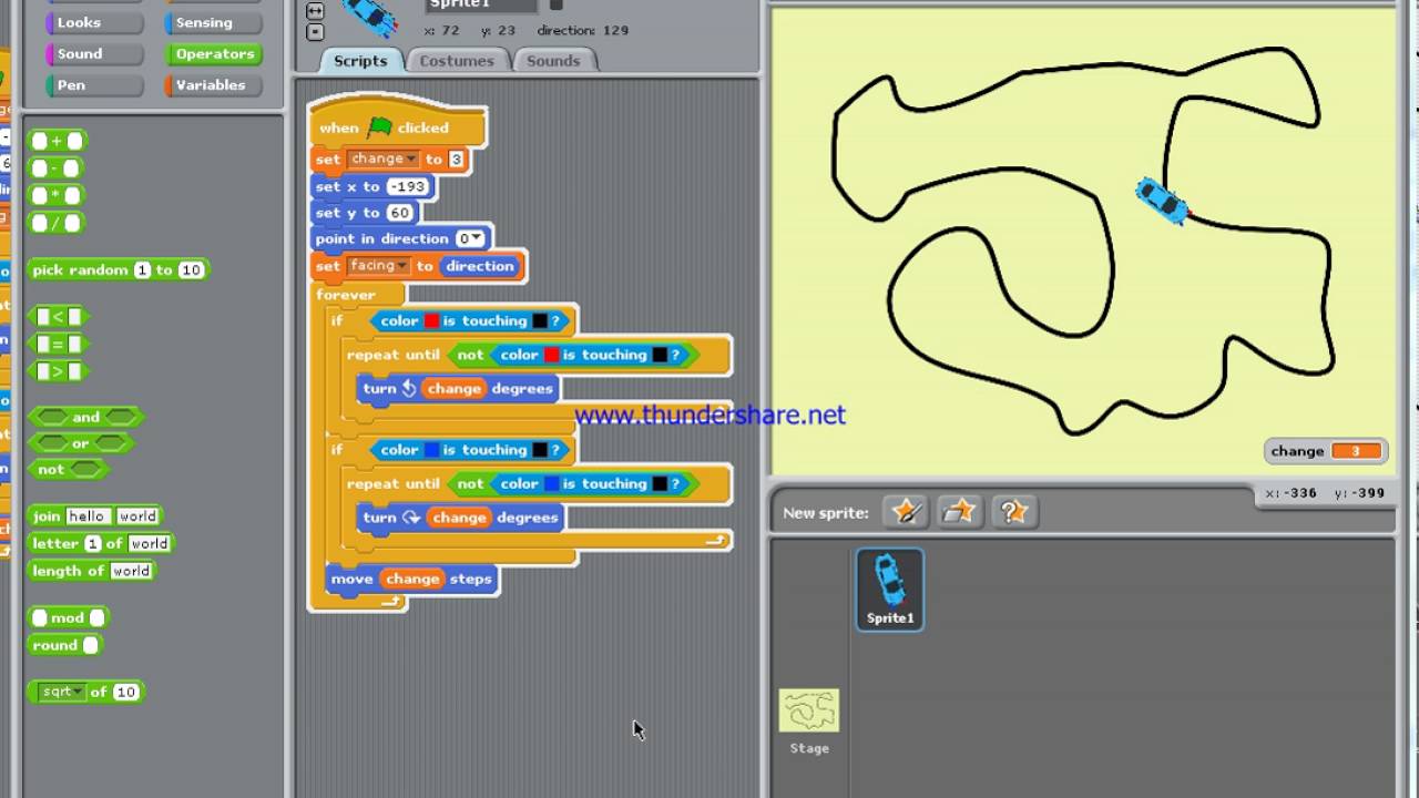 Line following car in Scratch - YouTube