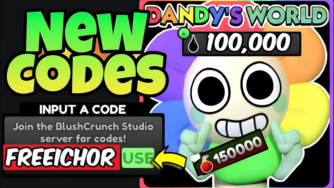 ⚡WINNER UPDATE CODES FOR DANDY'S WORLD - ROBLOX DANDY'S WORLD CODES_ DANDY'S WORLD CODES - YouTube