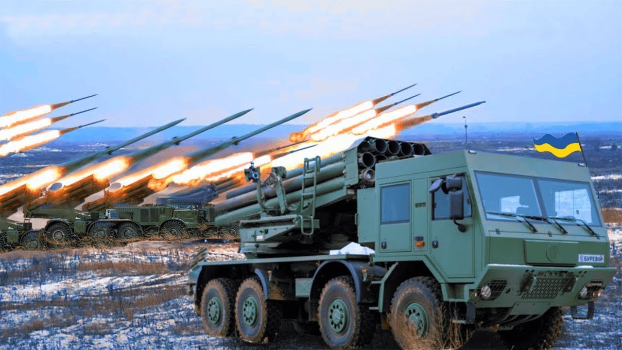 Meet Ukraine made Bureviy 220mm MLRS Used to Fight Russia - YouTube