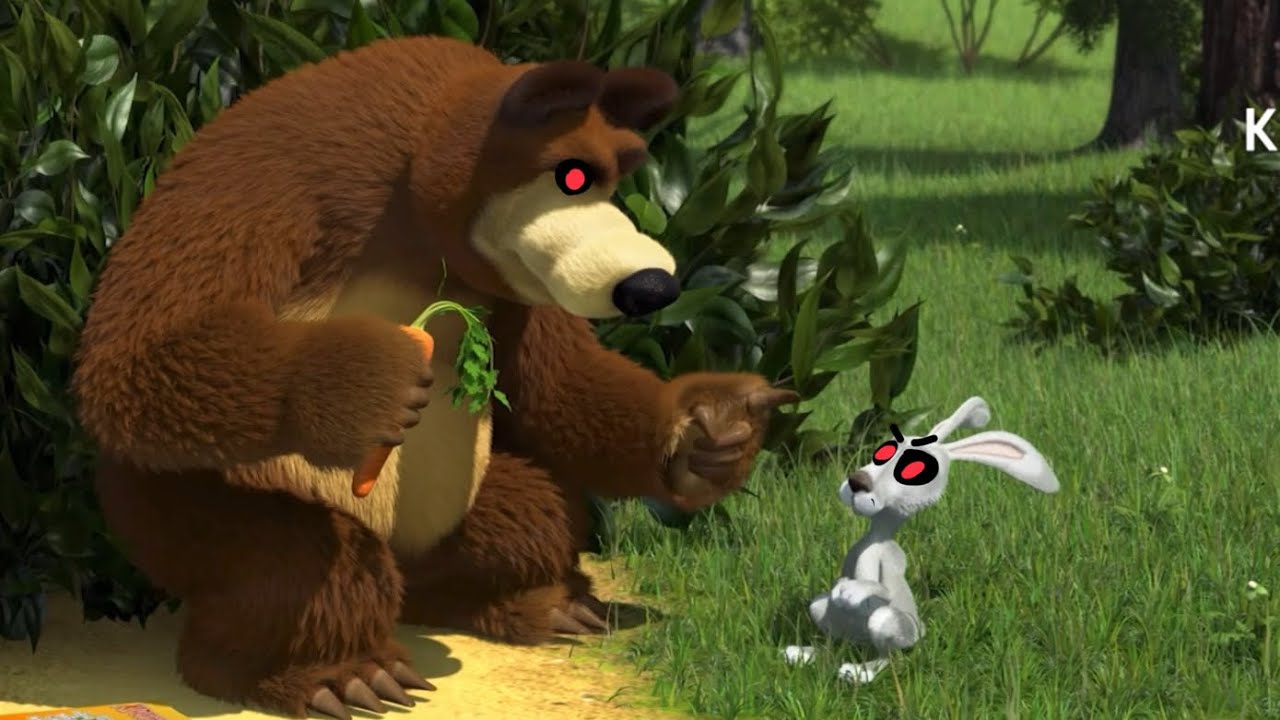 Masha And The Bear YTP The Greetings Hare - YouTube