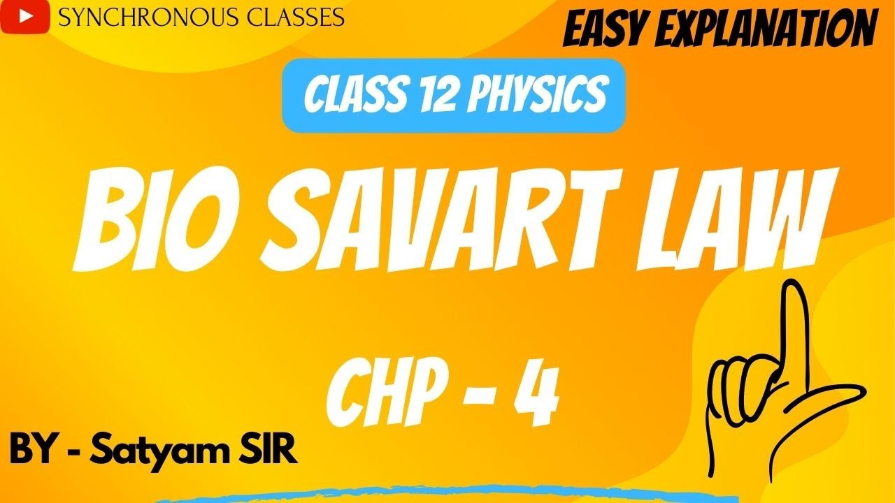 XII Phy Ch 04 Vid 02 App of Bio Sav - YouTube