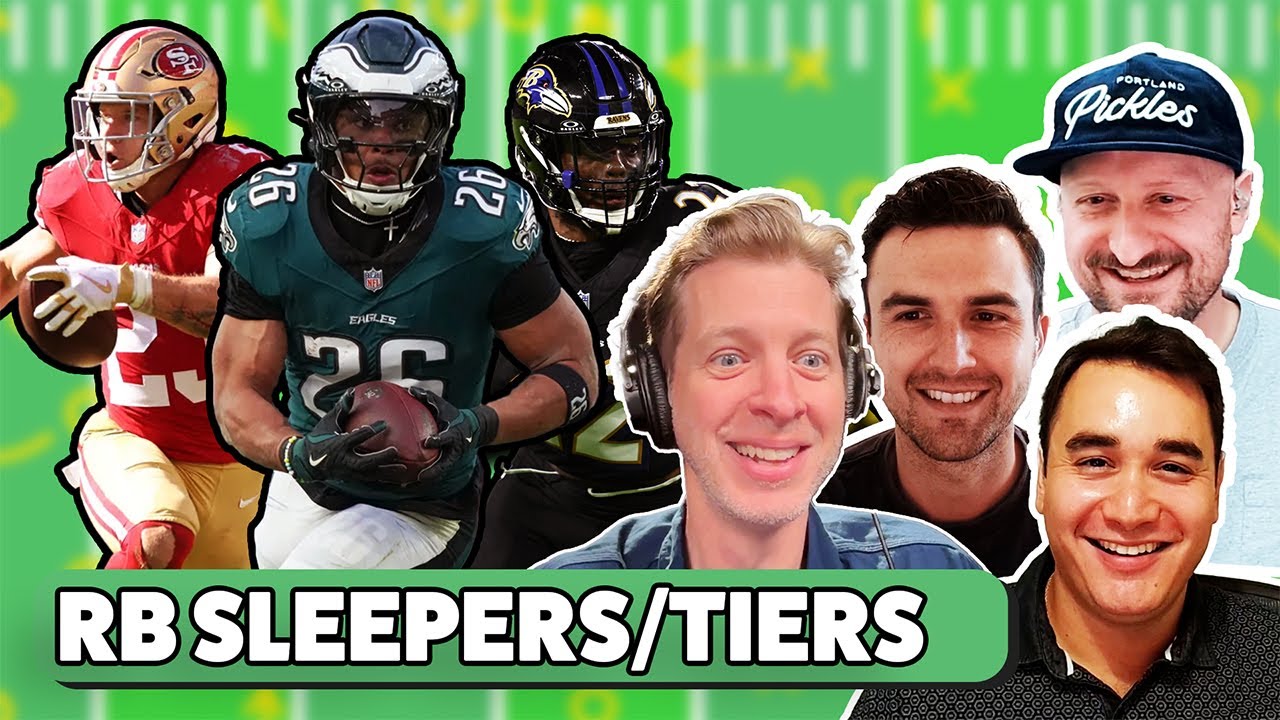 RB Sleepers, Tiers, and Fears 2025 - YouTube