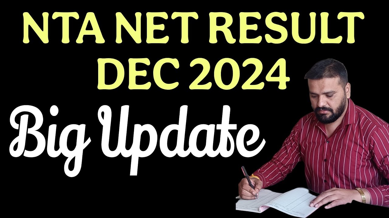 UGC net Dec 2024 result big Update - YouTube