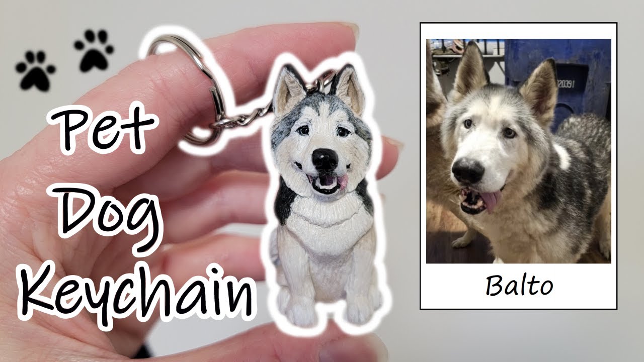 Sculpting a Custom Polymer Clay Pet Dog: Balto the Husky - YouTube