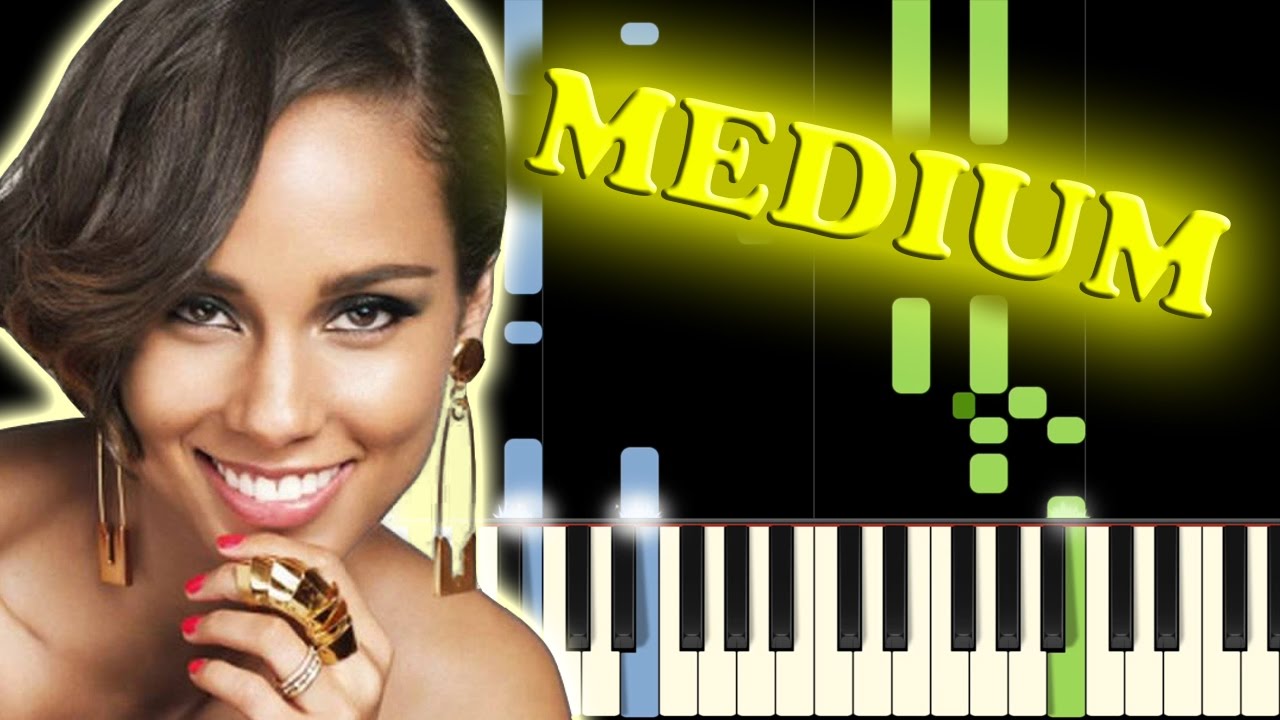 ALICIA KEYS - FALLIN' - Piano Tutorial - YouTube