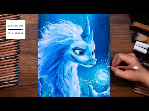 Drawing Raya and the Last Dragon - Sisu [Drawing Hands] - YouTube