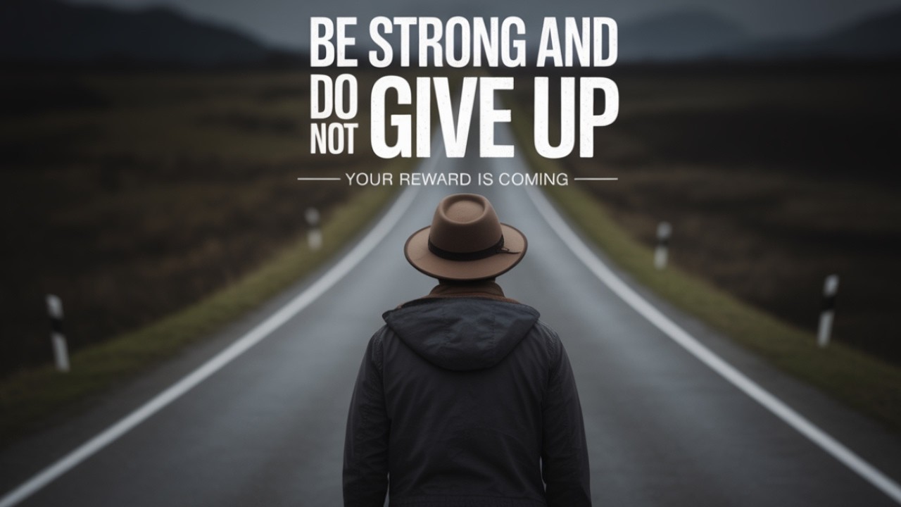 BE STRONG AND DO NOT GIVE UP —YOUR REWARD IS COMING - YOUR WORK WILL BE ...