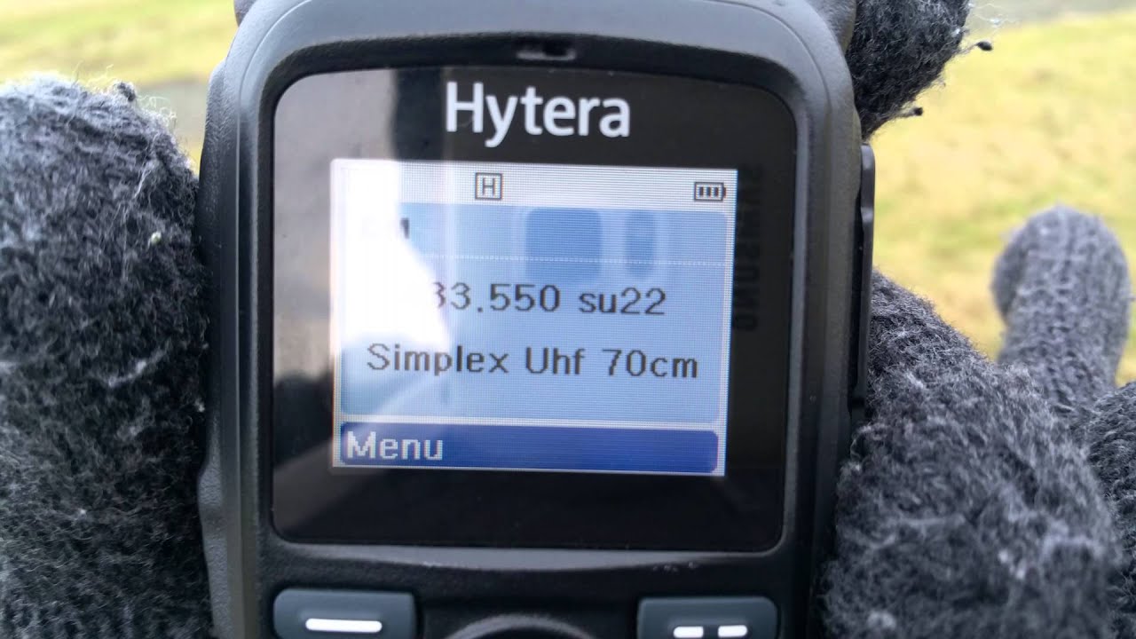 Hytera pd 785 on 70cms fm - YouTube
