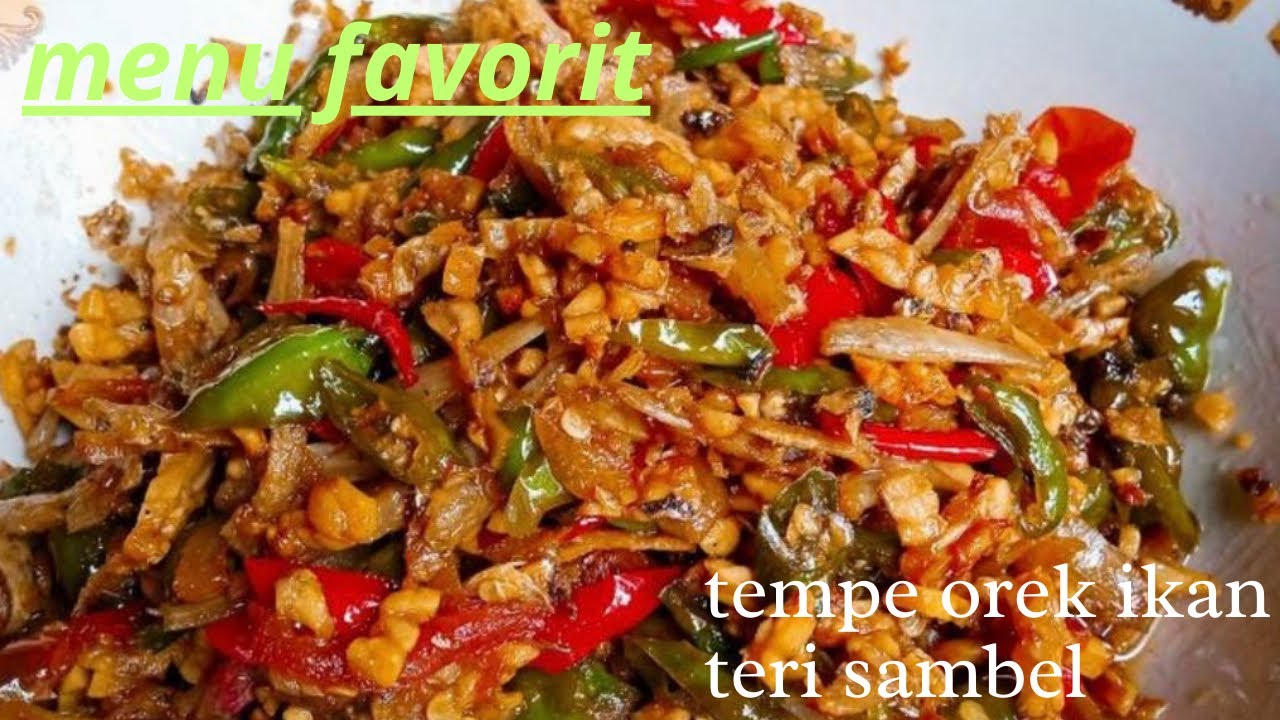 begini masak tempe ikan teri sambel yang enak & Awet | tempe iakn teri ...