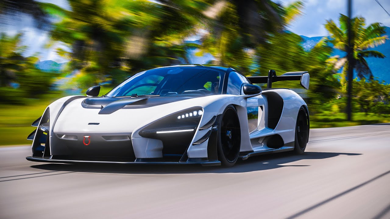 DRIVING A MCLAREN SENNA FLATOUT - FORZA HORIZON 5 - YouTube