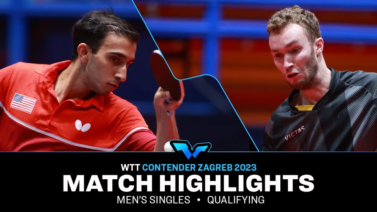 Vincent Picard vs Nikhil Kumar | MS Qual | WTT Contender Zagreb 2023 ...