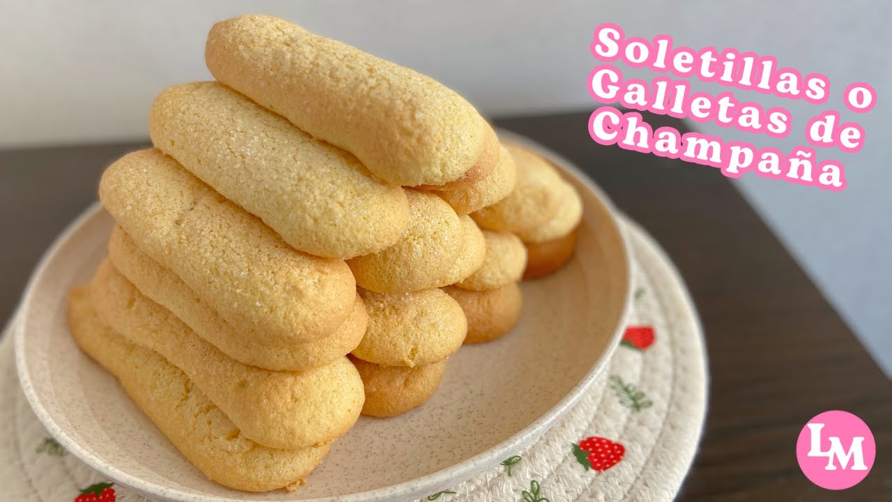 Soletillas, Vainillas, Galletas Champaña o Lady Fingers - YouTube
