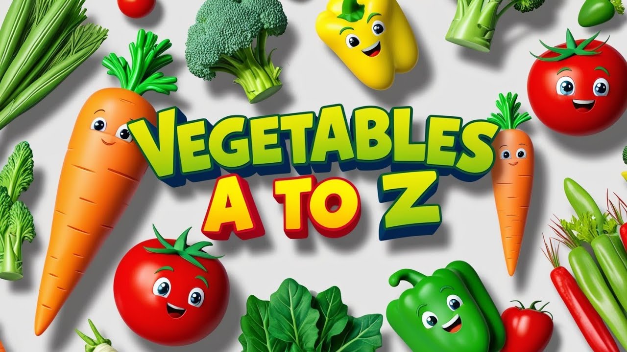 A to Z of Vegetables | vegetable names in Alphabetical order| name of ...
