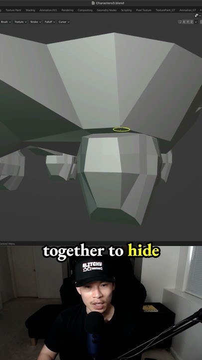 Smoothing Techniques for Animation Sculpting - making 3d game character in Blender - 3.4 Dino ...