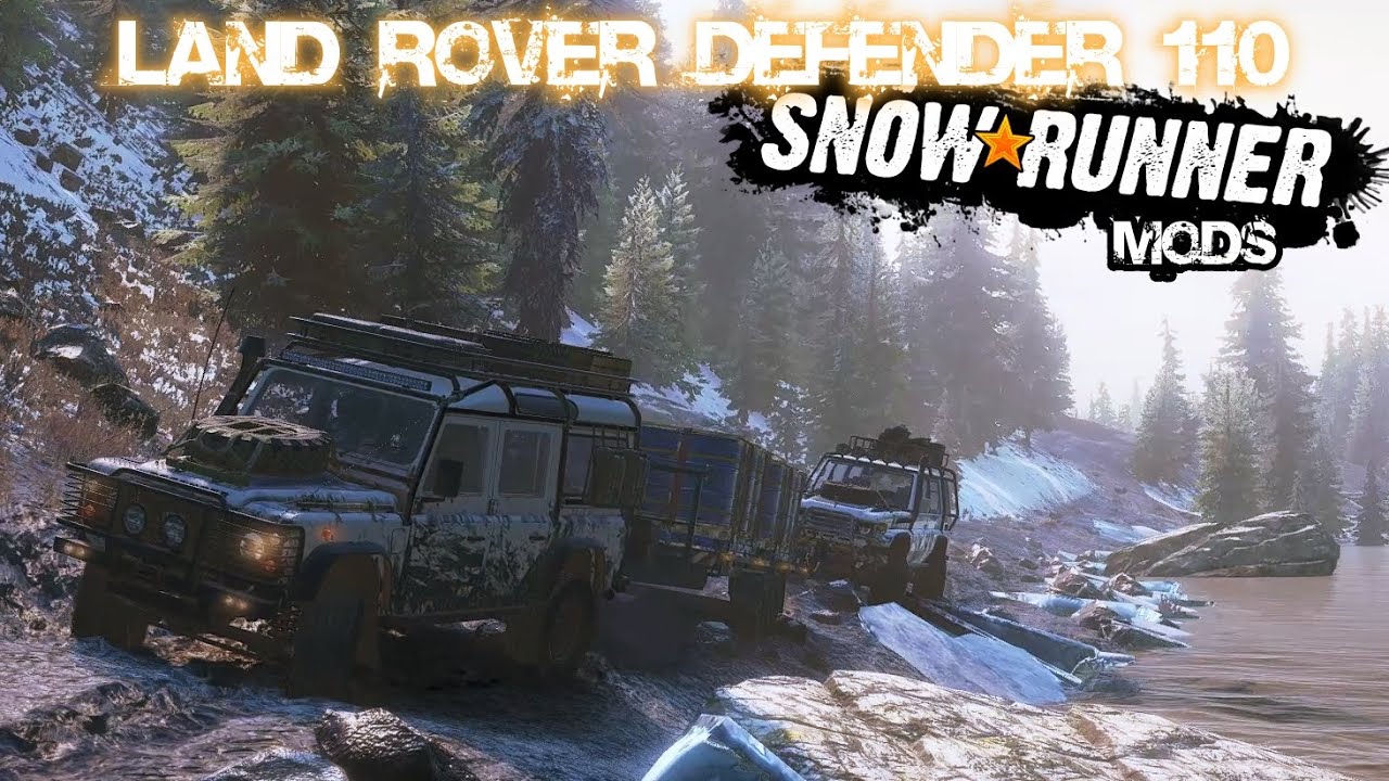 Land Rover Defender [The Offender 110] for SnowRunner - YouTube