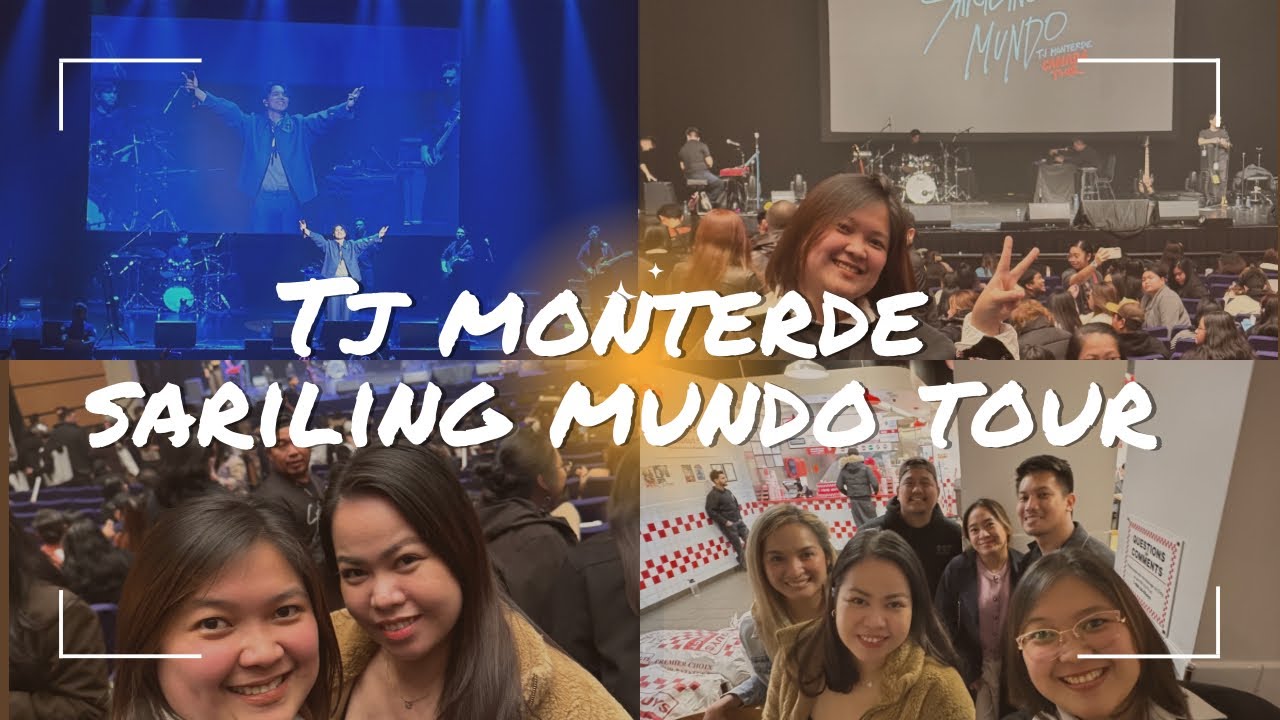 TJ Monterde Sariling Mundo Canada Tour 2024 - YouTube
