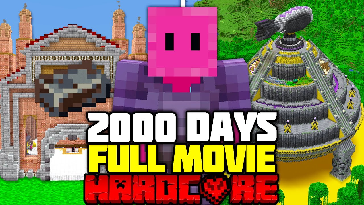 I Survived 2000 Days in Minecraft Hardcore! [FULL MINECRAFT MOVIE ...