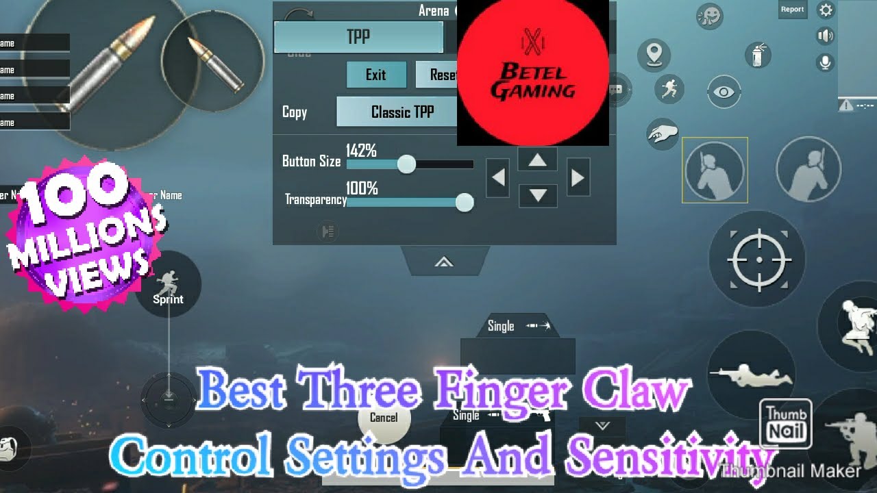 BEST THREE FINGER CLAW SETTING AND SENSITIVITY FOR BOTH GYRO AND NON ...