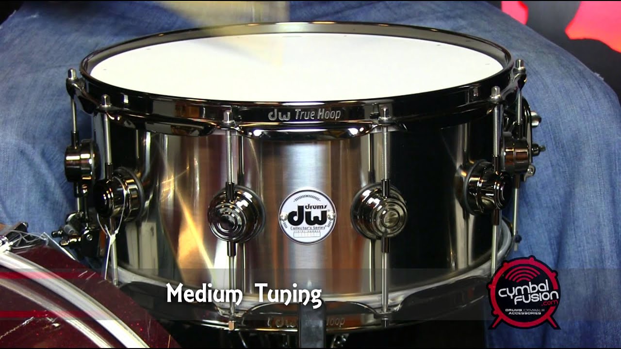DW Black-Ti Snare Drum 14x6.5 Black Nickel Hardware - YouTube