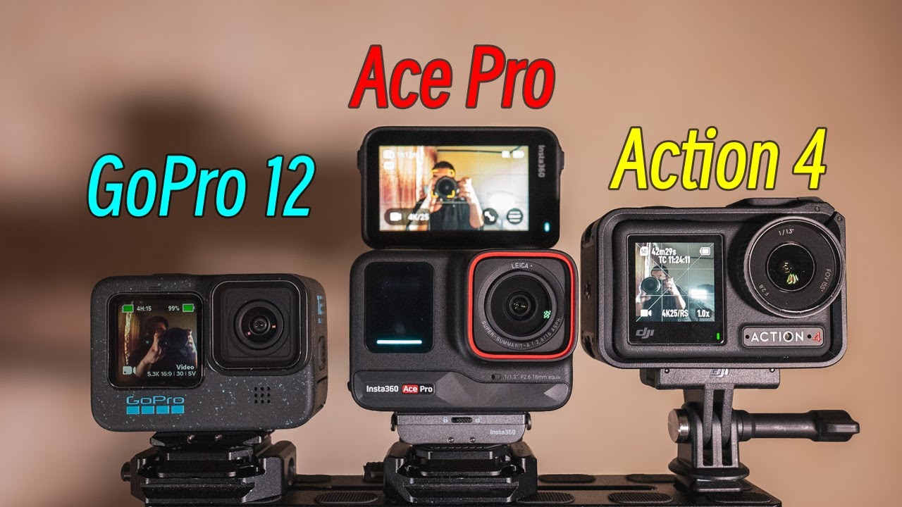 Insta360 Ace Pro vs GoPro 12 vs Action 4 , BEST Action Camera in 2023 ...
