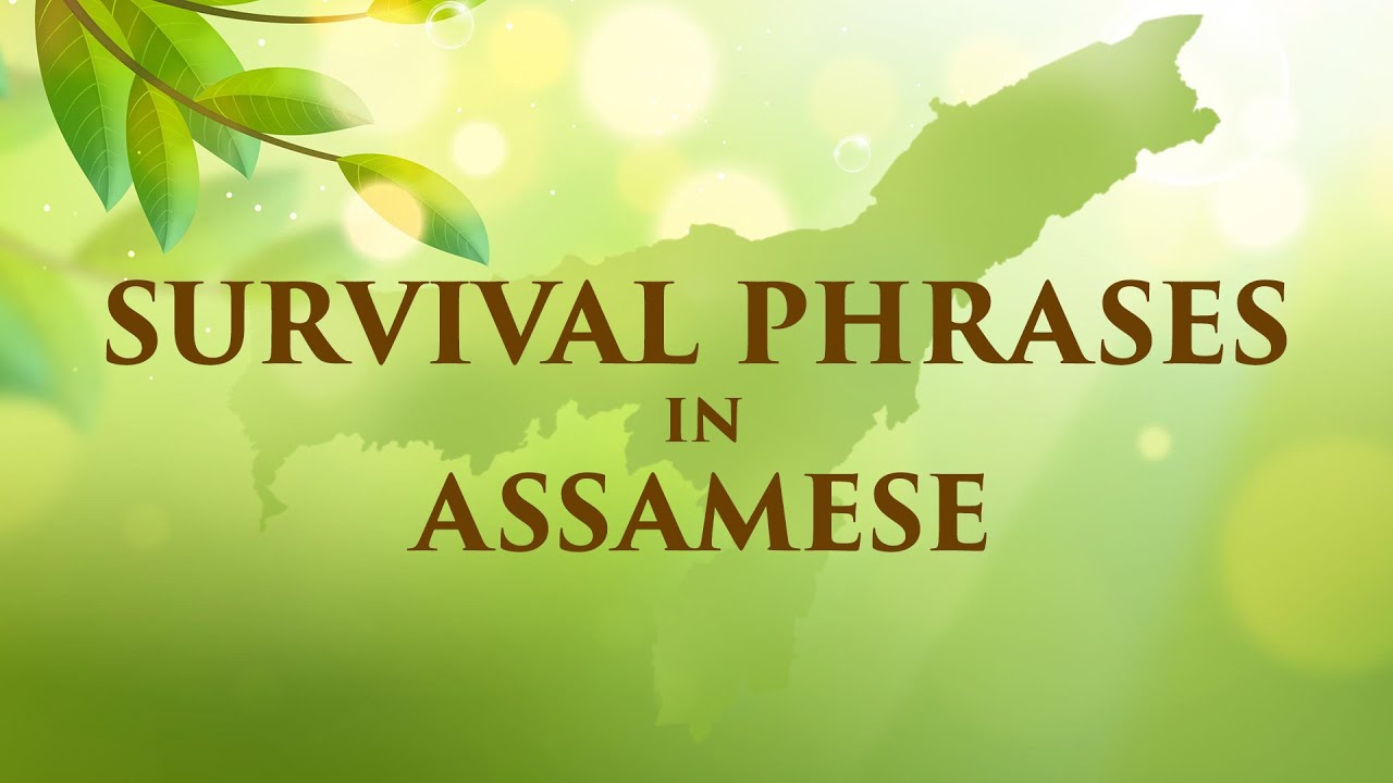 Survival Phrases | Learn Assamese through English - YouTube