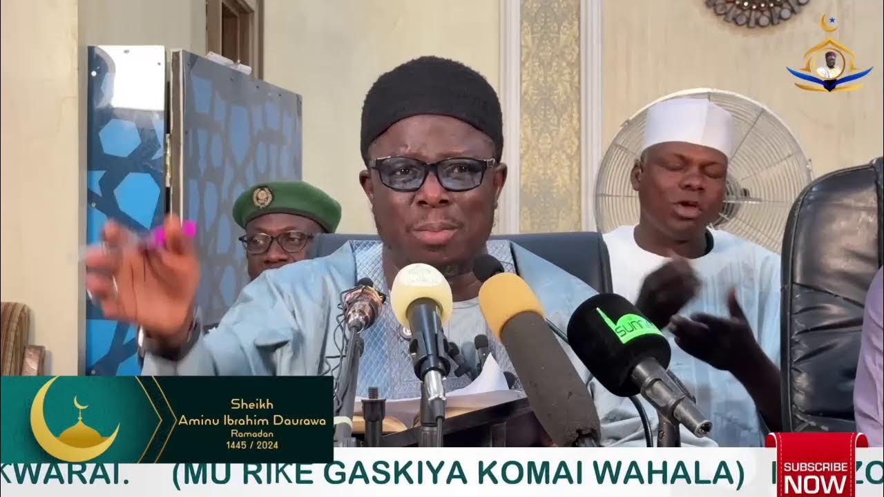 Ramadan Tafsir | Sheikh Aminu Ibrahim Daurawa - YouTube