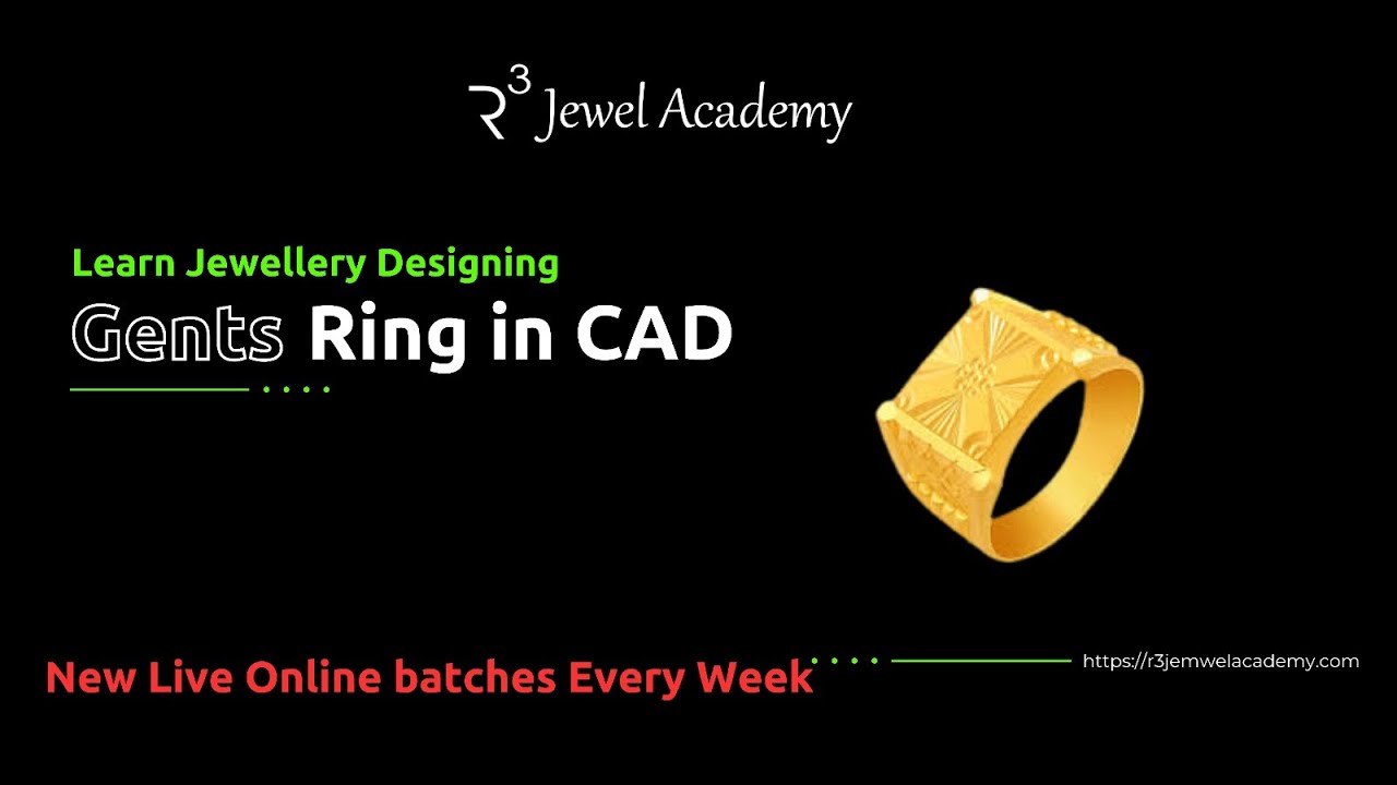 Ring Design in CAD - R3 Jewel Academy - Jewellery Designing Training ...