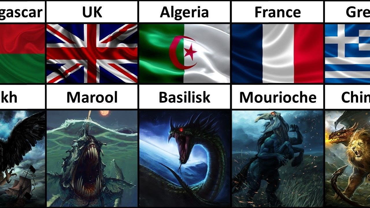 Mythical Creatures From Different Countries Part 2 - YouTube