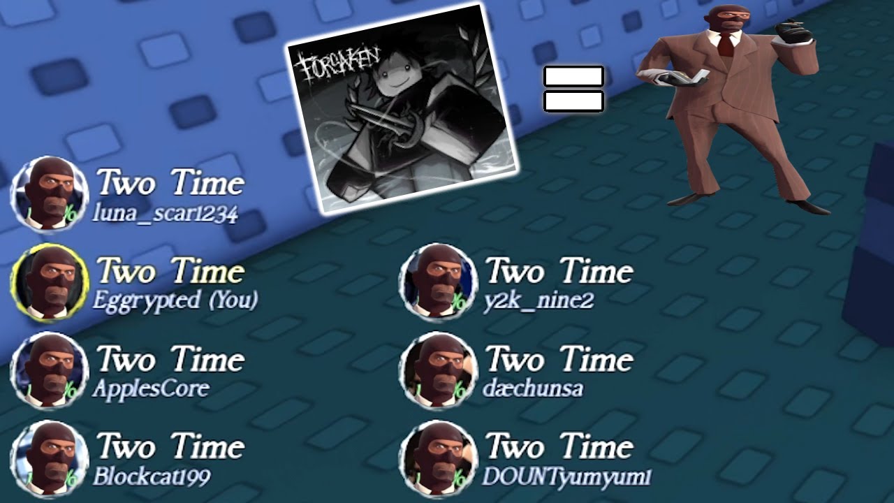New Two Time Rework Is Just TF2 Spy || Forsaken Clips - YouTube