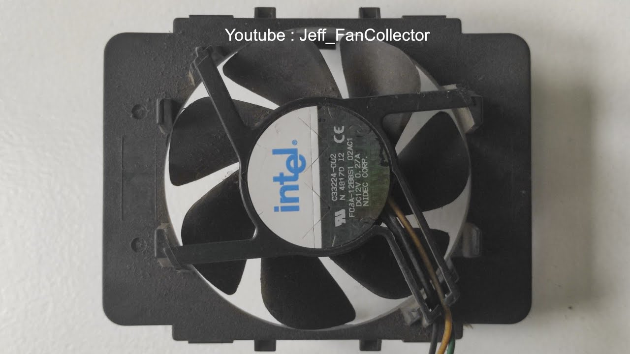 Intel Fan Nidec Corp Fan C33224-002 12V 0.27A Has Modified to High ...
