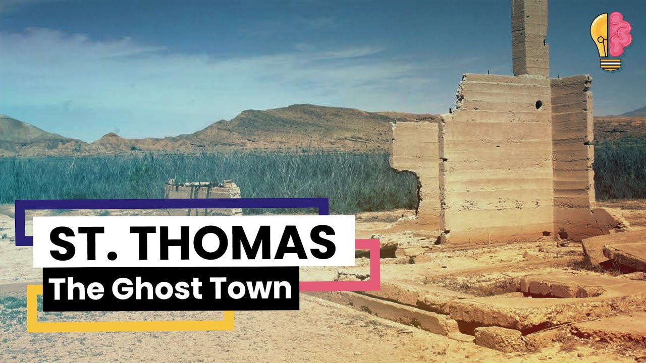 Sunken Lake Mead: The Ghost Town of St. Thomas - YouTube