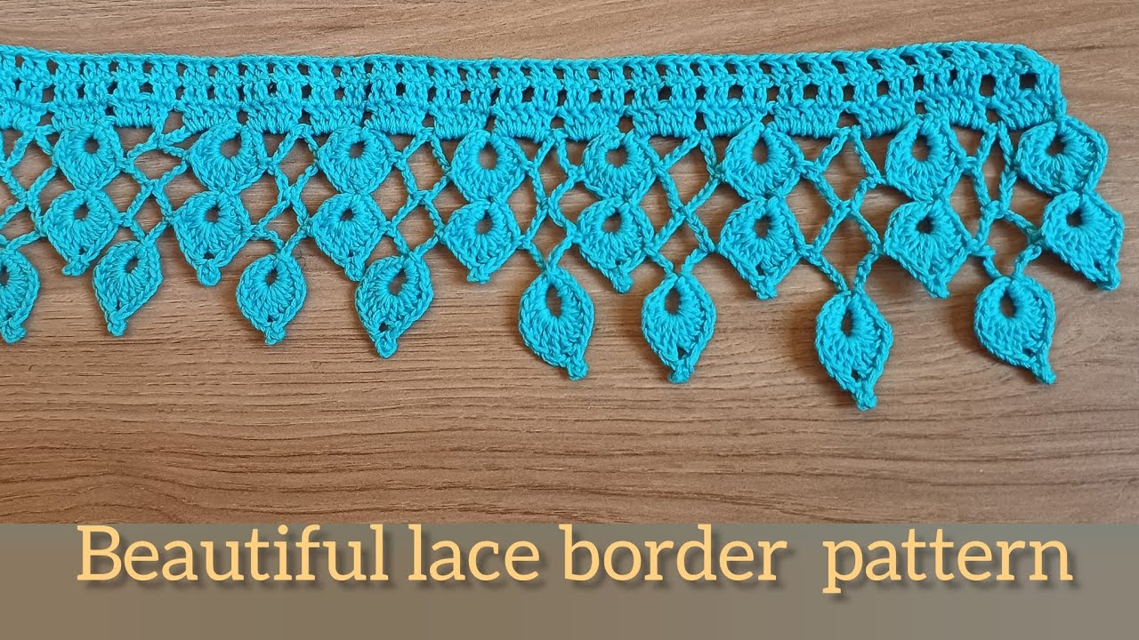 Beautiful lace work for multipurpose use ️ ️ - YouTube