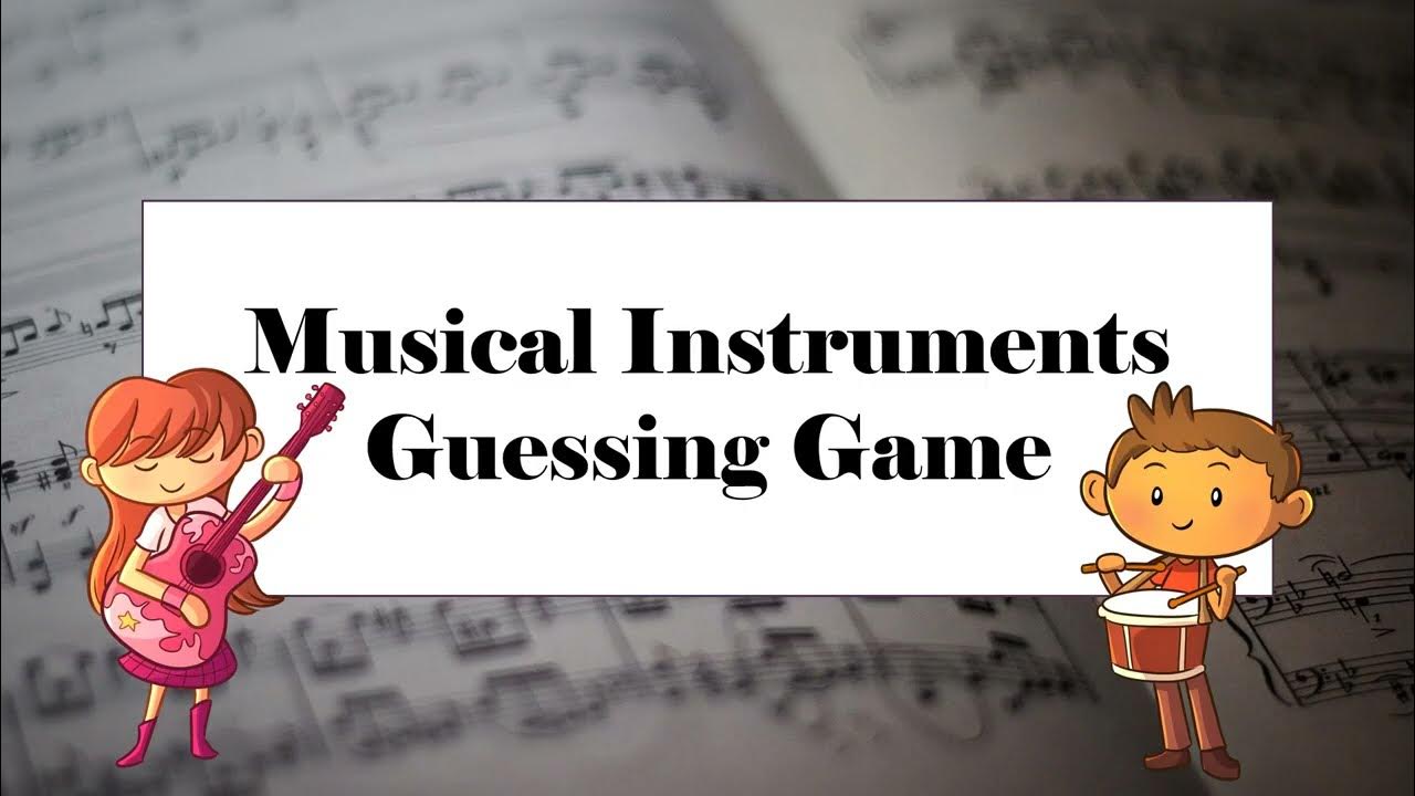 Musical Instruments Guessing Game - YouTube